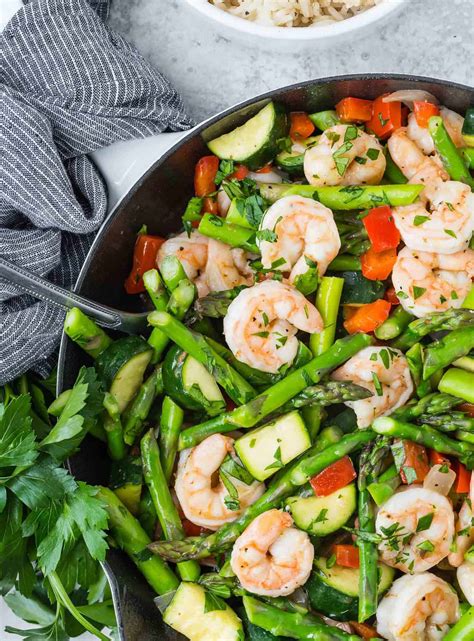 Shrimp With Mixed Vegetables