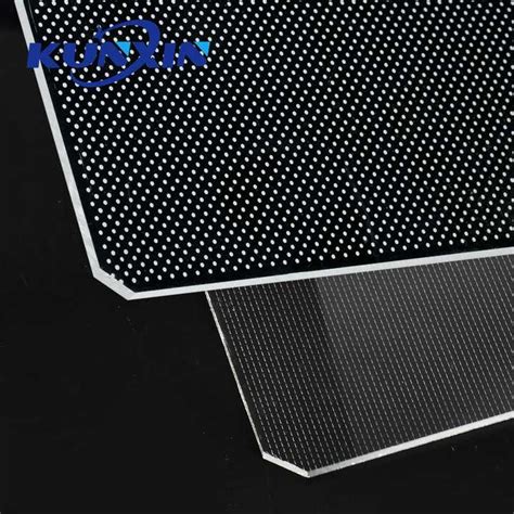 Kunxin Various Size Optical Clear Pmma Led Light Guide Plate 4mm 5mm