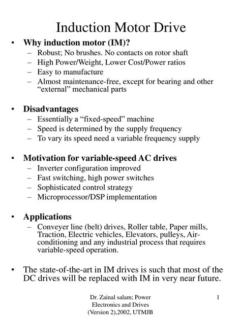 Ppt Induction Motor Drive Powerpoint Presentation Free Download Id