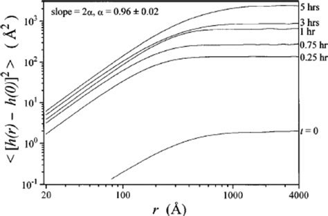 The Height Height Correlation Functions H R T H R T