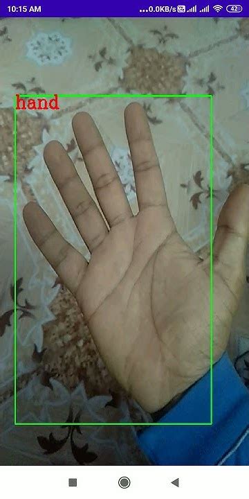 Hand Detection Android App Using Tensorflow Litegpu And Opencv Youtube