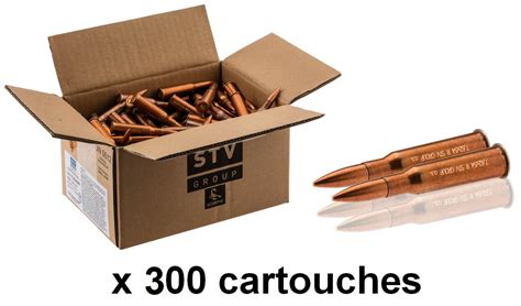 Munitions De Surplus Stv Fmj Cal 7 62x54r 300 Carabines De Tir Sur