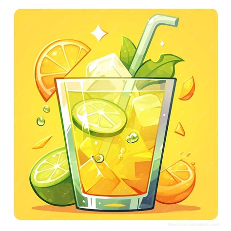 Crisp And Refreshing Honeydew Juice Premium Ai Generated Vector
