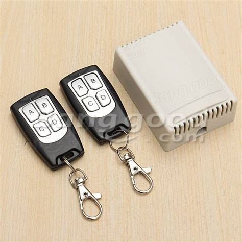 Geekcreit V CH Channel Mhz Wireless Remote Control Switch With Transmitter Wireless