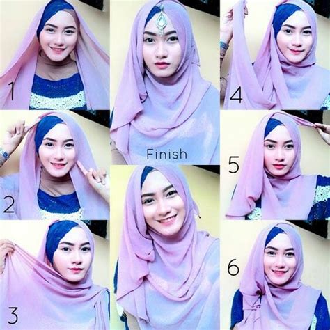 Tutorial Hijab Pesta Segi Empat Modern – Ragam Muslim