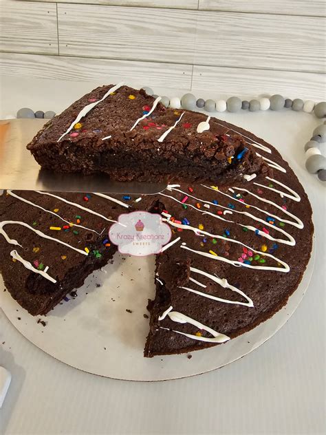 Jumbo Brownie Cake Krazy Kreationz Sweets