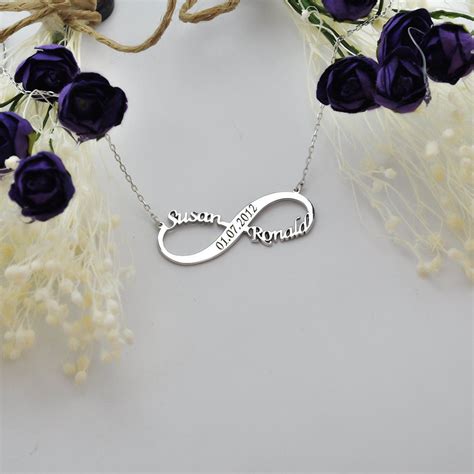 Engraved Infinity Name Necklace Stylemissus