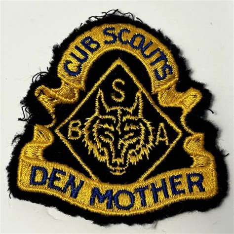 Cub Scout Bsa Patch Den Mother Nr Vintage £5 69 Picclick Uk