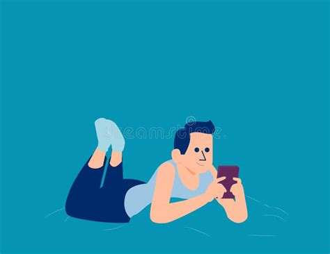 Person With React Business Vector Illustration Concept Stock Vector