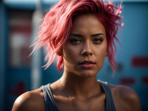 Premium Ai Image Photorealistic Portrait Of A Woman With Red Hair