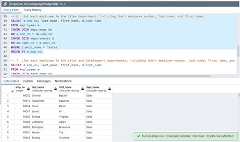Reconstructing Pewlett Hackards Employee Database Data Modeling