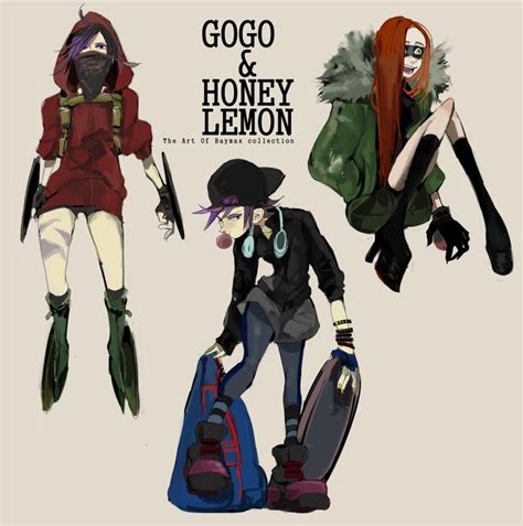 Big Hero 6 Fan Art Gogo Tomago And Honey Lemon Big Hero 6 Big Hero