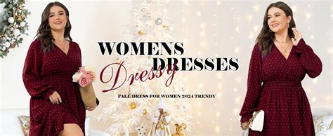 Shestarr Womens Plus Size Fall Dress Long Sleeve V Neck Smocked Swiss