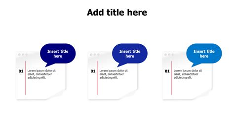 3 Paper Sticky Notes Inforgraphics Slides
