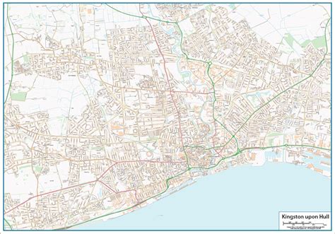 Hull Street Map Cosmographics Ltd