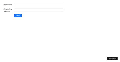 Label Can Wrap Antd5101 Codesandbox