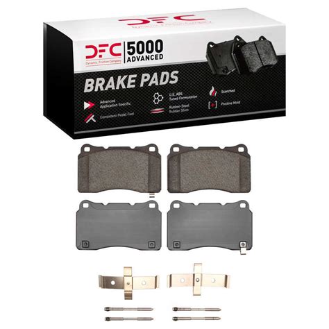 Disc Brake Pad Set 5000 Advanced Brake Pads Ceramic And Hardware Kit
