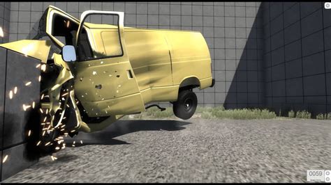 Beamng Crash Testing The Van H Series YouTube
