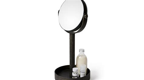 Magnify Mirror Light Oak Or Dark Oak Natural Bed Company