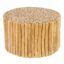 Kinnia Design Mesa Centro Natural Madera De Teca 70 X 70 X 40 Cm