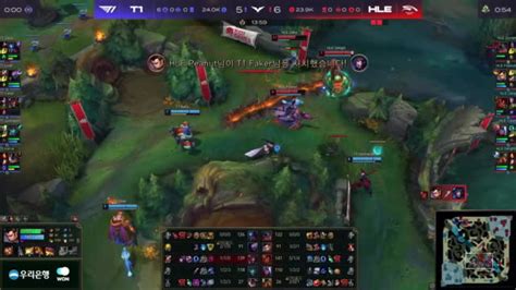 캐치 T1 Vs Hle 칼리가 터졌어요 아프리카tv Vod