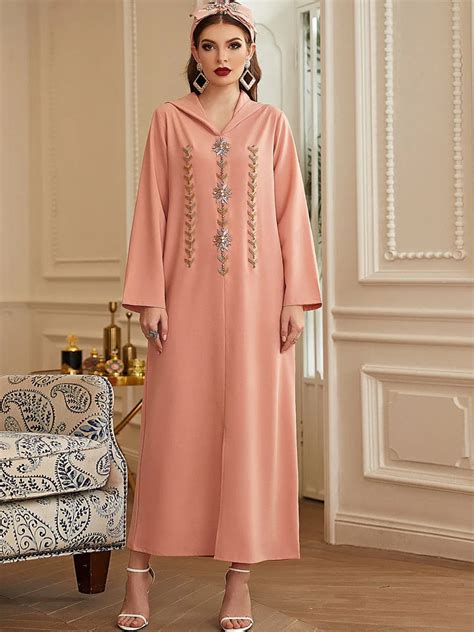Abayas de dubaï pour femmes musulmanes Robe longue à capuche Kaftan musulman turquie robes de