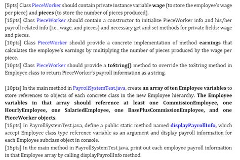 solved class salariedemployee salariedemployee concrete