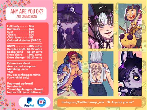 Open Commissions Info By Anyruok On Deviantart