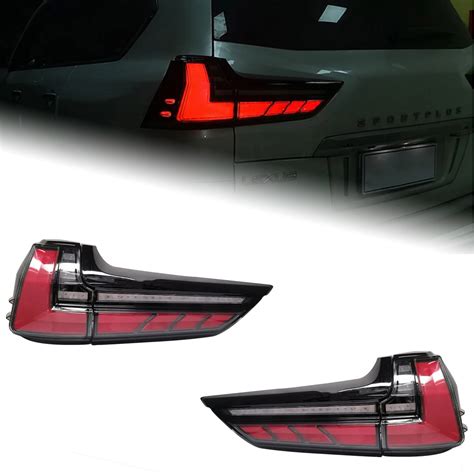 AKD Tail Lights Parts For Lexus LX570 2016 2019 Taillights Rear Lamp