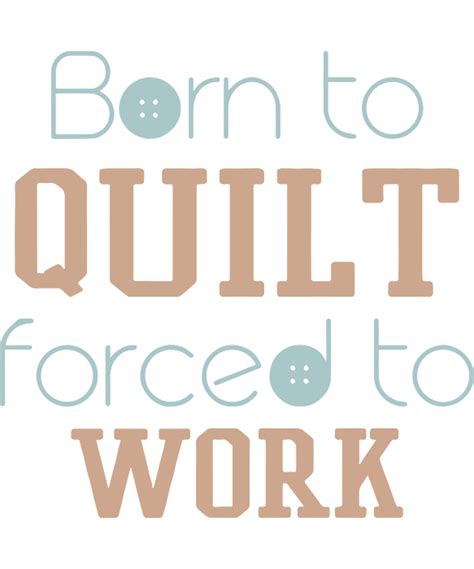 Bor To Quilt Forecd To Work Geek Greeting Card By Duong Ngoc Son