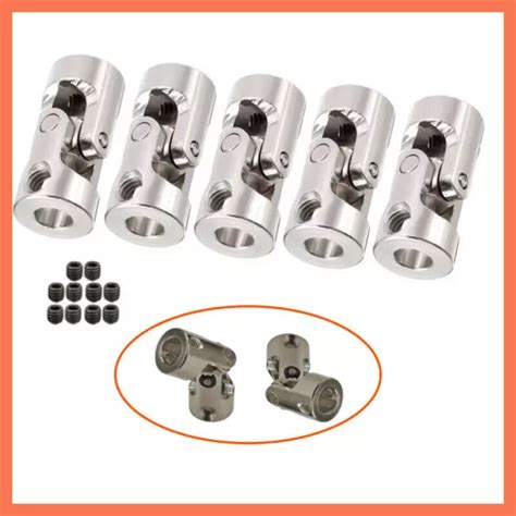 Universal Flexible Shaft Coupling Coupler Motor U Joint Connector Metal