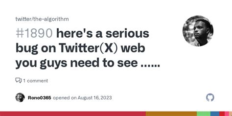 Heres A Serious Bug On Twitterx Web You Guys Need To See I