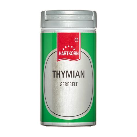 Thymian Gerebelt Von Hartkorn Mediterraner Genuss