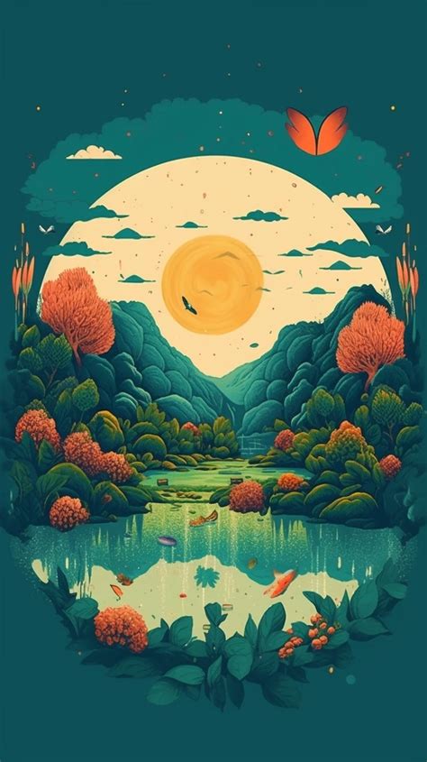 Discover Paradise Lo Fi Artwork • Promptden
