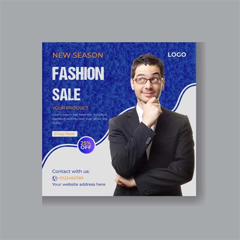 Fashion Sale Social Media Banner Post Template Masterbundles