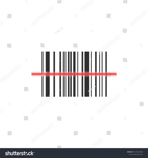 Qr Scan Icon Shadow Concept Encode Stock Vector Royalty Free