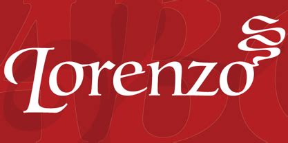 Lorenzo Font Webfont And Desktop Myfonts