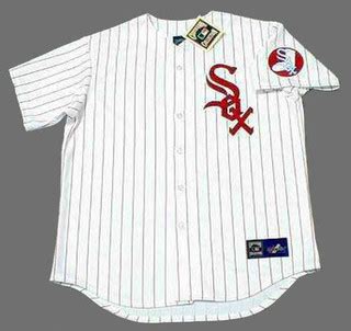Chicago White Sox 1970s Majestic Cooperstown Throwback Home Jersey On