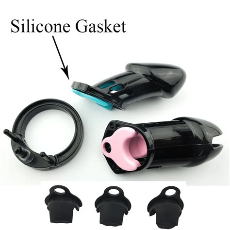3 Pcs Set Soft Silicone Safe Gasket Shim Bdsm Male Chastity Device