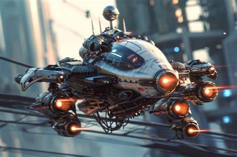 Premium Photo Scifi Personal Jetpack System For Personal