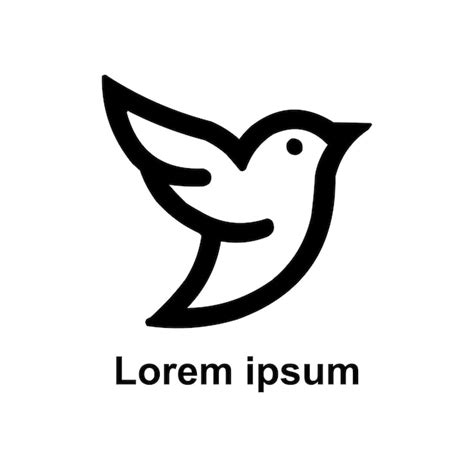 bird logo vector premium ai generated vector