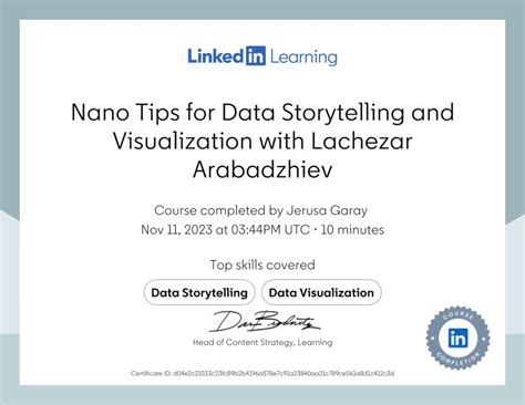 Jerusa Garay On Linkedin Certificate Of Completion
