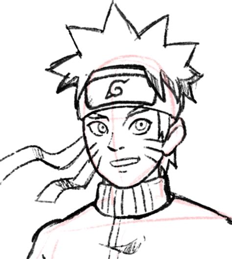 How To Draw Naruto Uzumaki Step By Step Easy