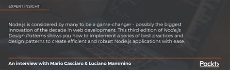 Nodejs Design Patterns Design And Implement Production Grade Nodejs Applications Using Proven