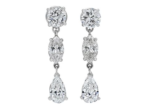 Beladora Bespoke Diamond Drop Earrings 504 Total 518194
