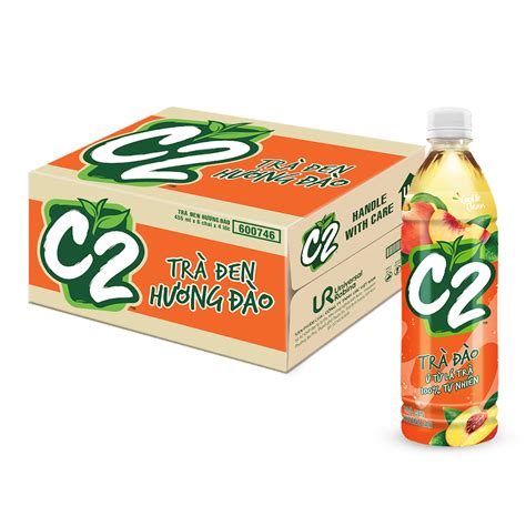 Get C2 Peach Black Tea 455ml Pack Of 24 Delivered Weee Asian Market