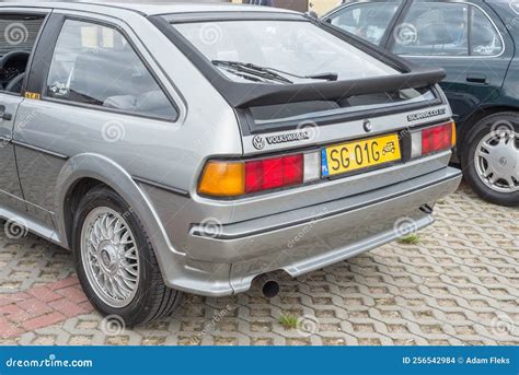Old Veteran Youngtimer Elegant Silver Grey Car Volkswagen Scirocco Gt Editorial Image