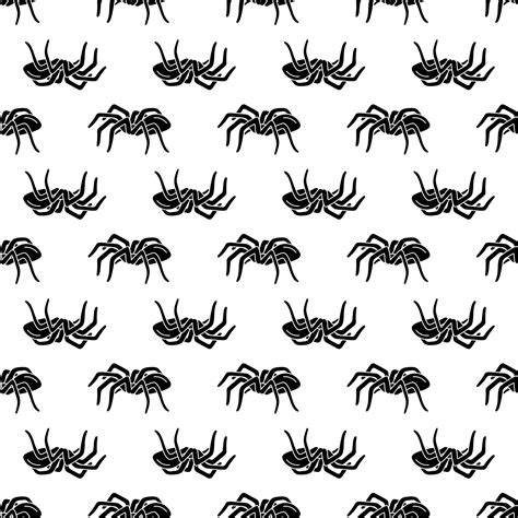 Ground Spider Pattern Seamless Vector Vector Art At Vecteezy