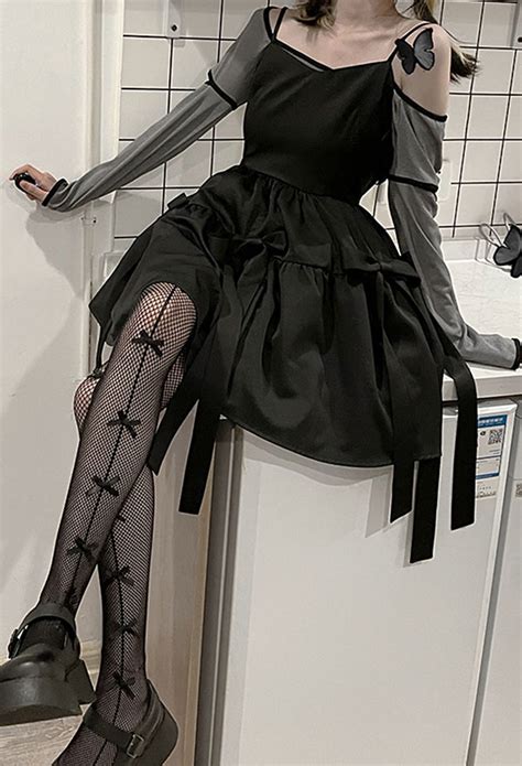 Black Layers Soft Tulle Sleeveless Suspender Skirt Woman Solid Color