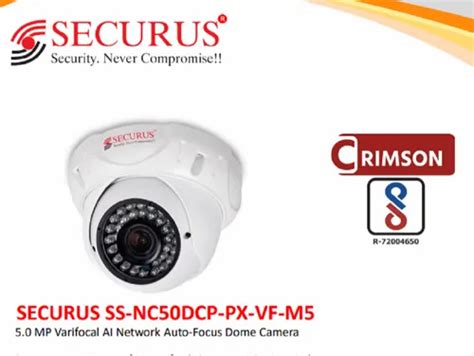 Securus SS NC DCP PX VF M Auto Focus Dome Camera Camera Range M MP At Rs Piece In
